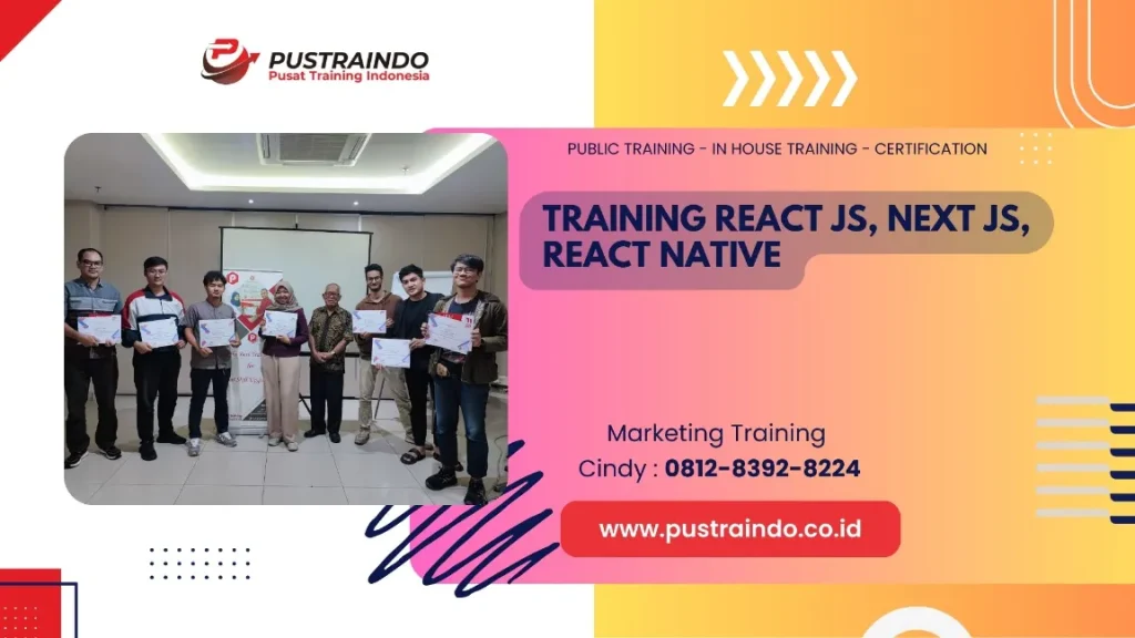 TRAINING REACT JS NEXT JS REACT NATIVE | Pustraindo