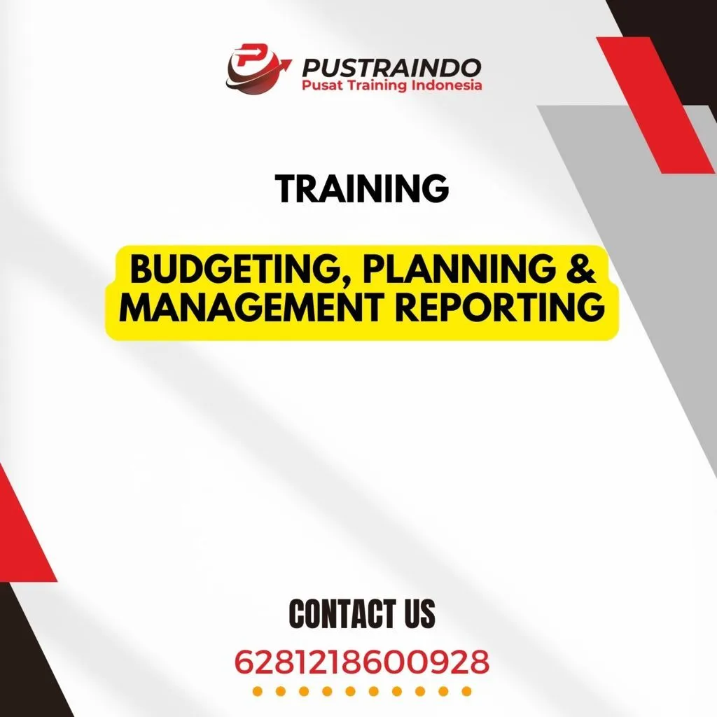 Training Budgeting, Planning & Management Reporting | Pustraindo